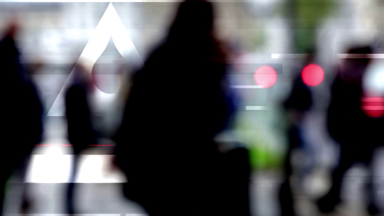 People Crossing Street (Glitched) — Free Stock Footage Archive