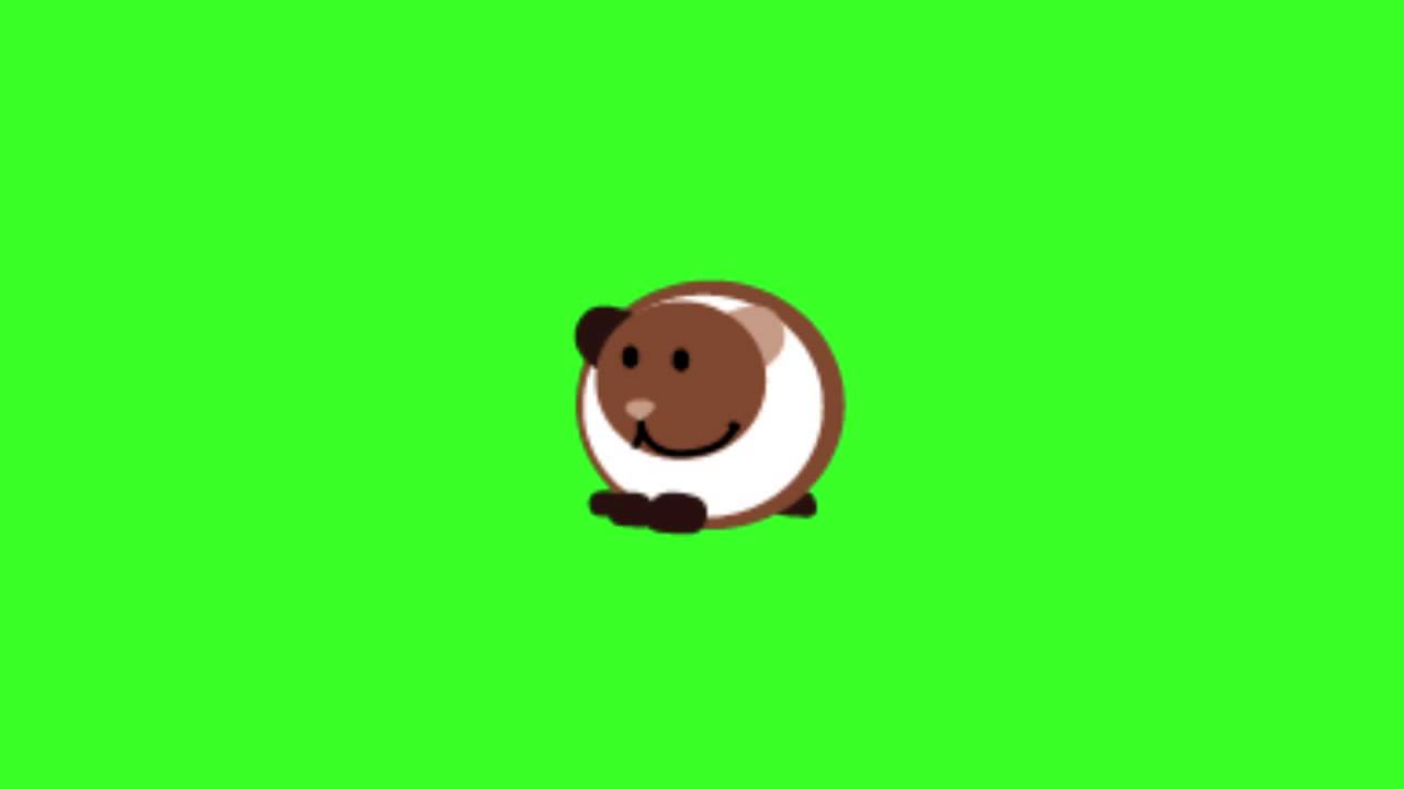 Hamster Animation Greenscreen — Free Stock Footage Archive