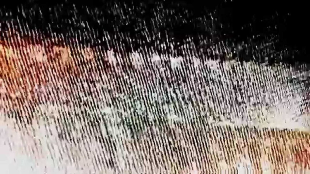 4K TV Static Lines - Screen Overlay - Curved Loop Effect