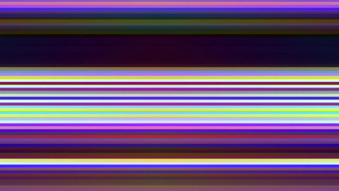 Green Screen Glitch Transition - Screen Error Bars Effect