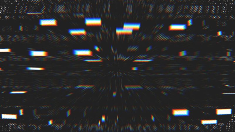Minimal Rewind VHS Overlay | Free Stock Footage Archive