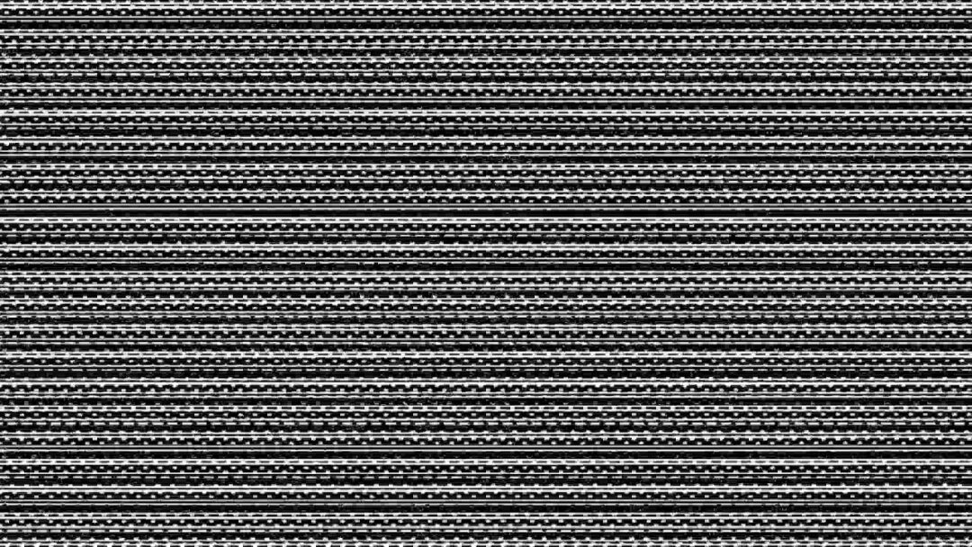 Interwoven Circle - Minimal BW Animation Loop — Free Stock Footage Archive