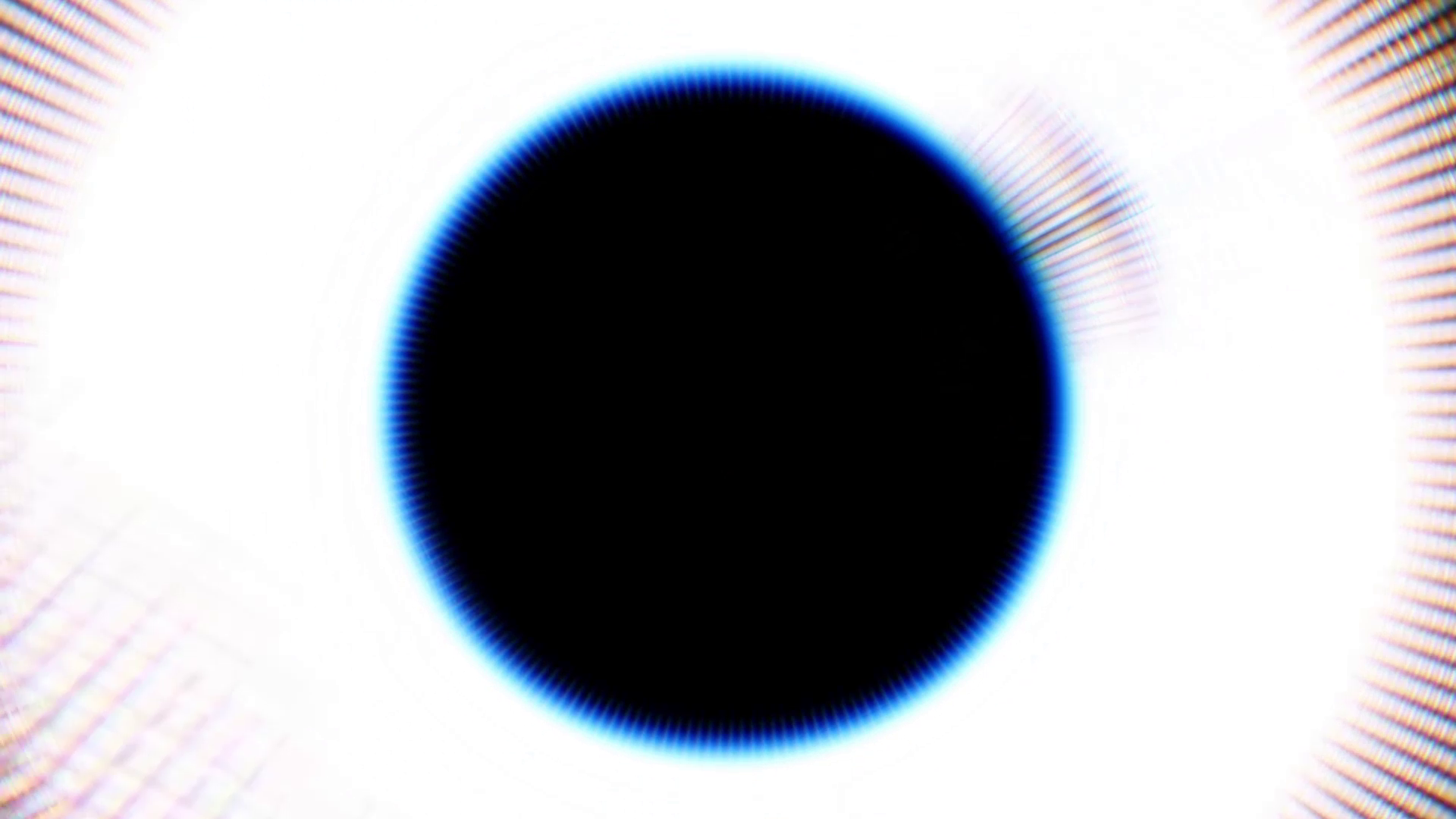 Digital Circle Light Leak Loop — Free Stock Footage Archive