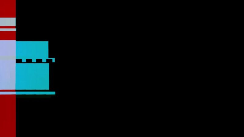 Curved Glitchy Lines - RGB Split Overlay / Background Loop