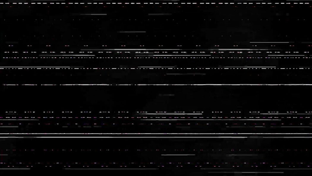 Strong Glitch Screen - Bildfehler - Monitor Disturbance Effect