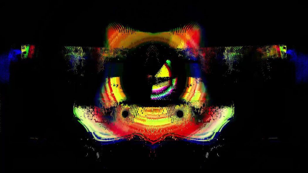 Broken VHS Rewind Glitch - VCR Background / Overlay Loop