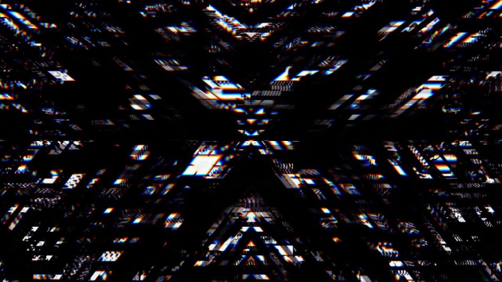 Green Screen Glitch Transition - Grainy Screen Error