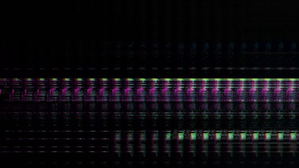 Soft Blue Screen Glitch - Smooth Loop Layer Effect