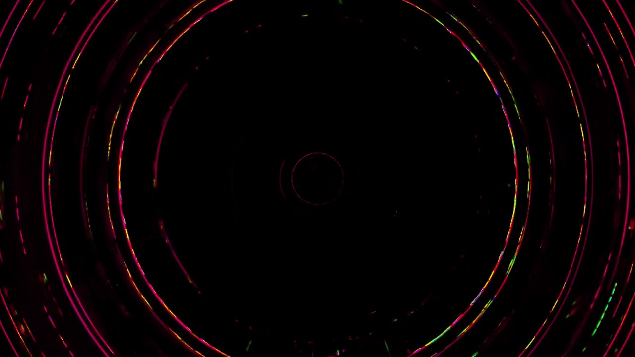 Glitch Ring - Noise Frame — Free Stock Footage Archive