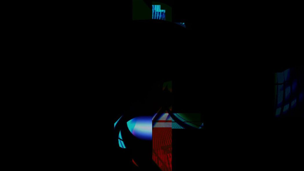 Red Ring Light / Glitch Transition — Free Stock Footage Archive