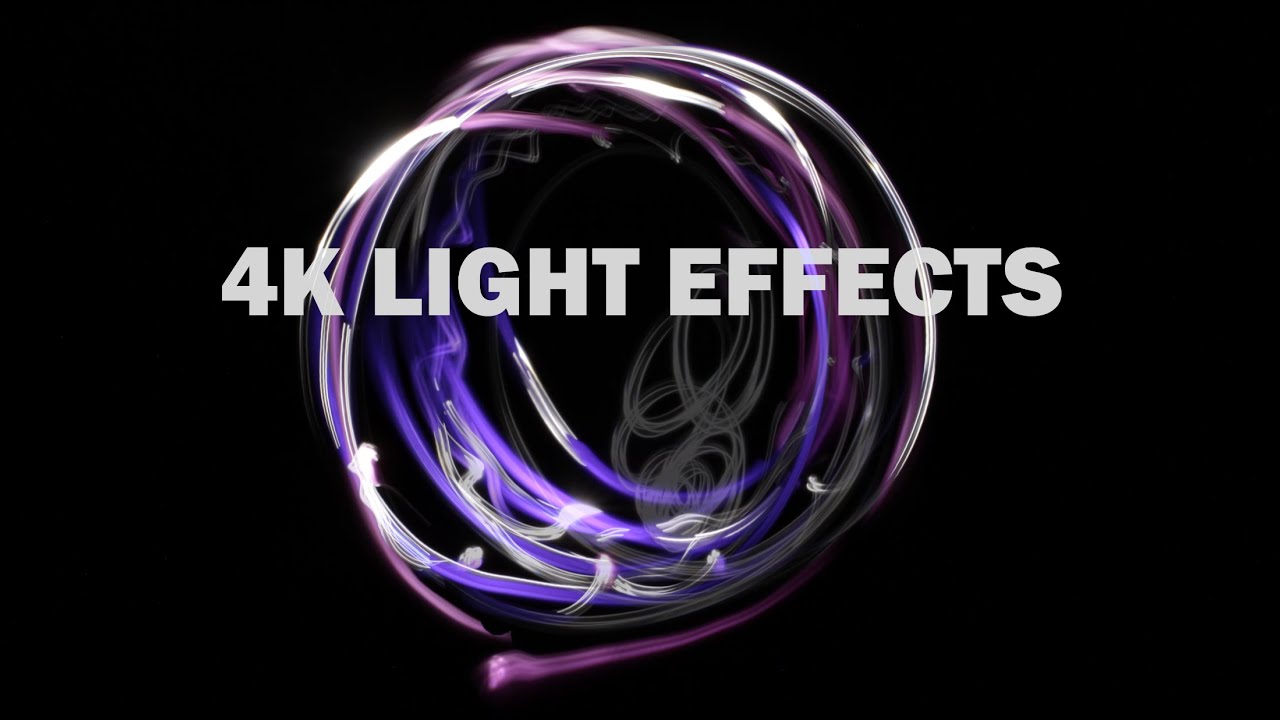 4k Light Effects Long Exposures — Free Stock Footage Archive