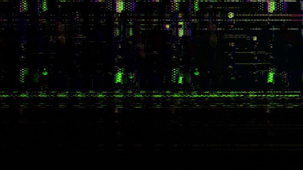 Fast VHS Glitch Transition - Green Screen Effect