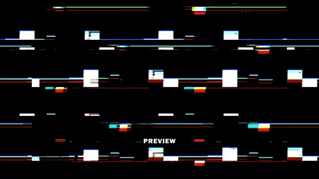 Broken Screen Effect - Digitized Light - Glitch Loop