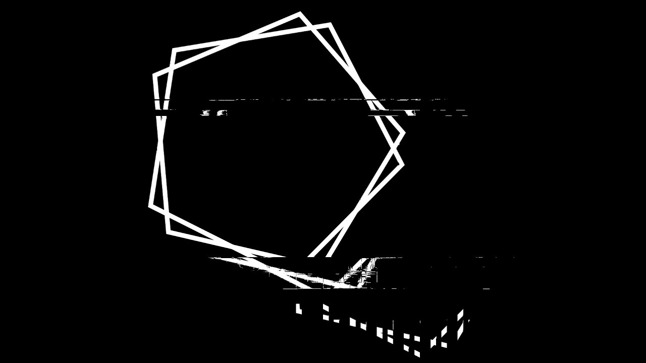Pentagon Glitch Graphic - Overlay Effect — Free Stock Footage Archive