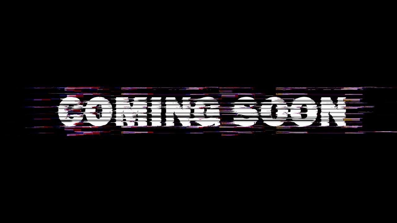 Coming Soon - Glitch Effect Typography — Free Stock Footage Archive