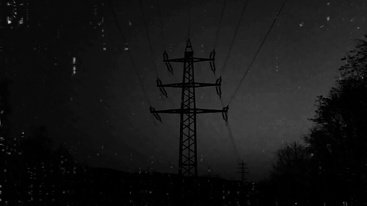 Scary Night Electricity Pylons - Dark Horror Footage — Free Stock ...