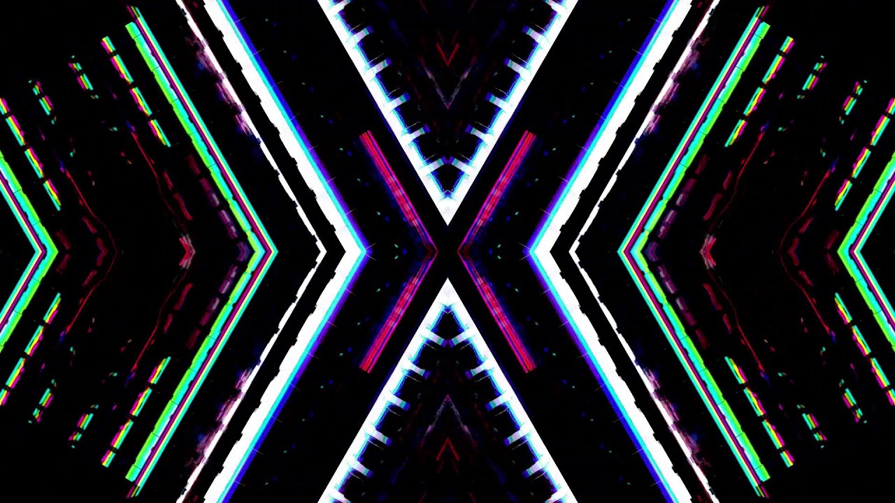 X Rough Glitch Element Effect Loop Background — Free Stock Footage Archive