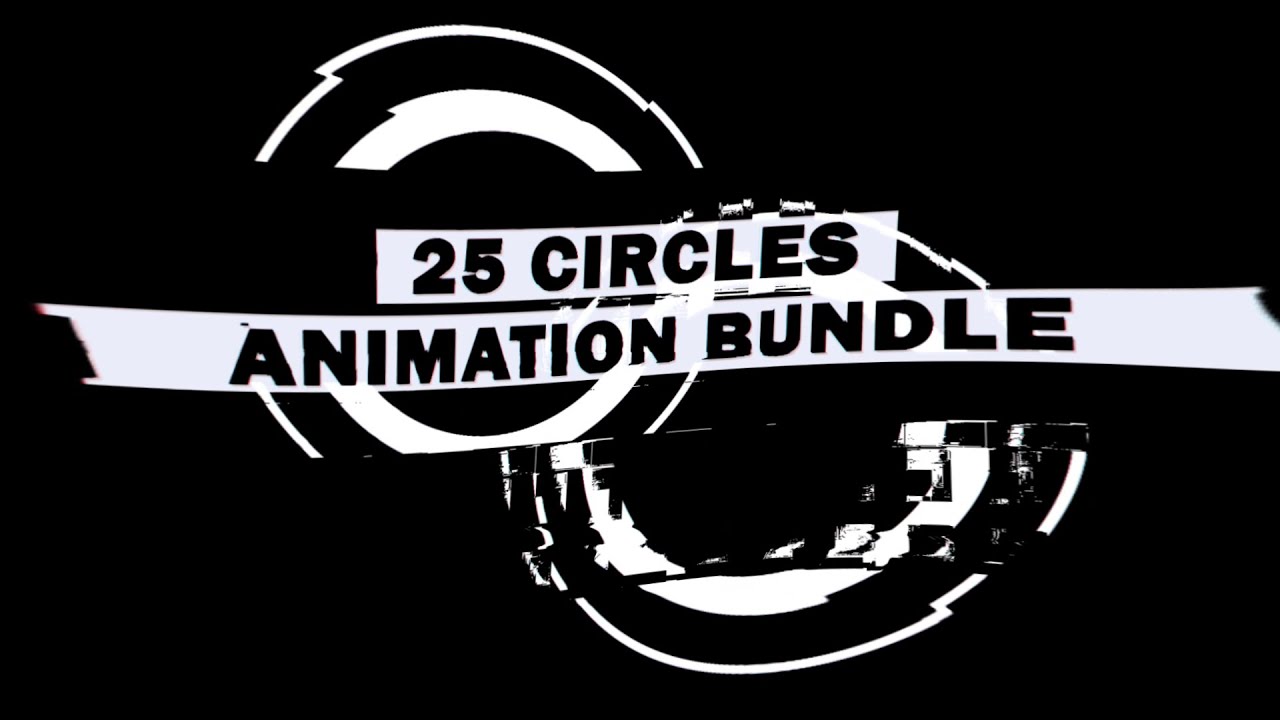 25 Circle Animation Bundle | Transitions - Glitch - Effects — Free ...