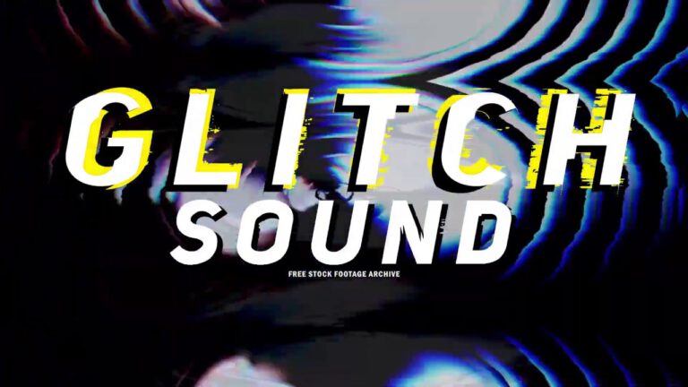Glitch Sound Effect: One | Free Stock Footage Archive