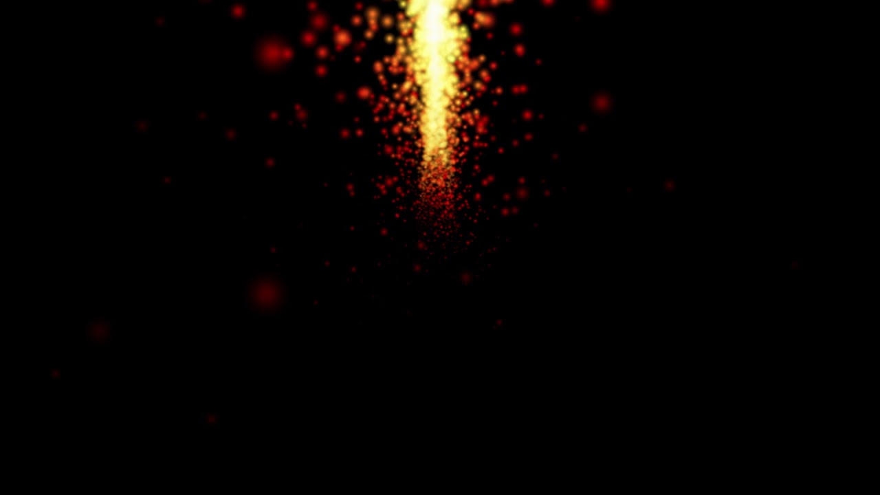 Fire Rain Particles Loop Background + Template / Project File — Free ...