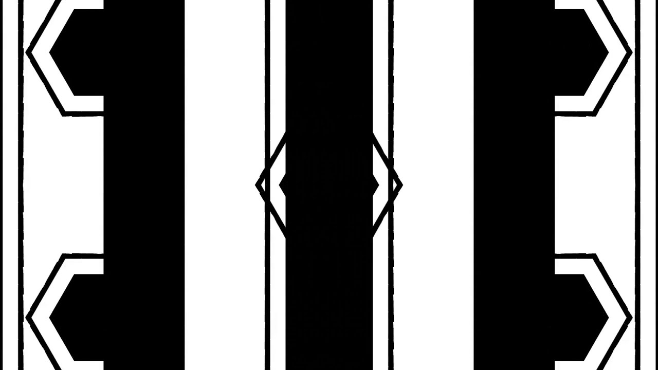 Transforming VJ Loops - Black & White Forms — Free Stock Footage Archive