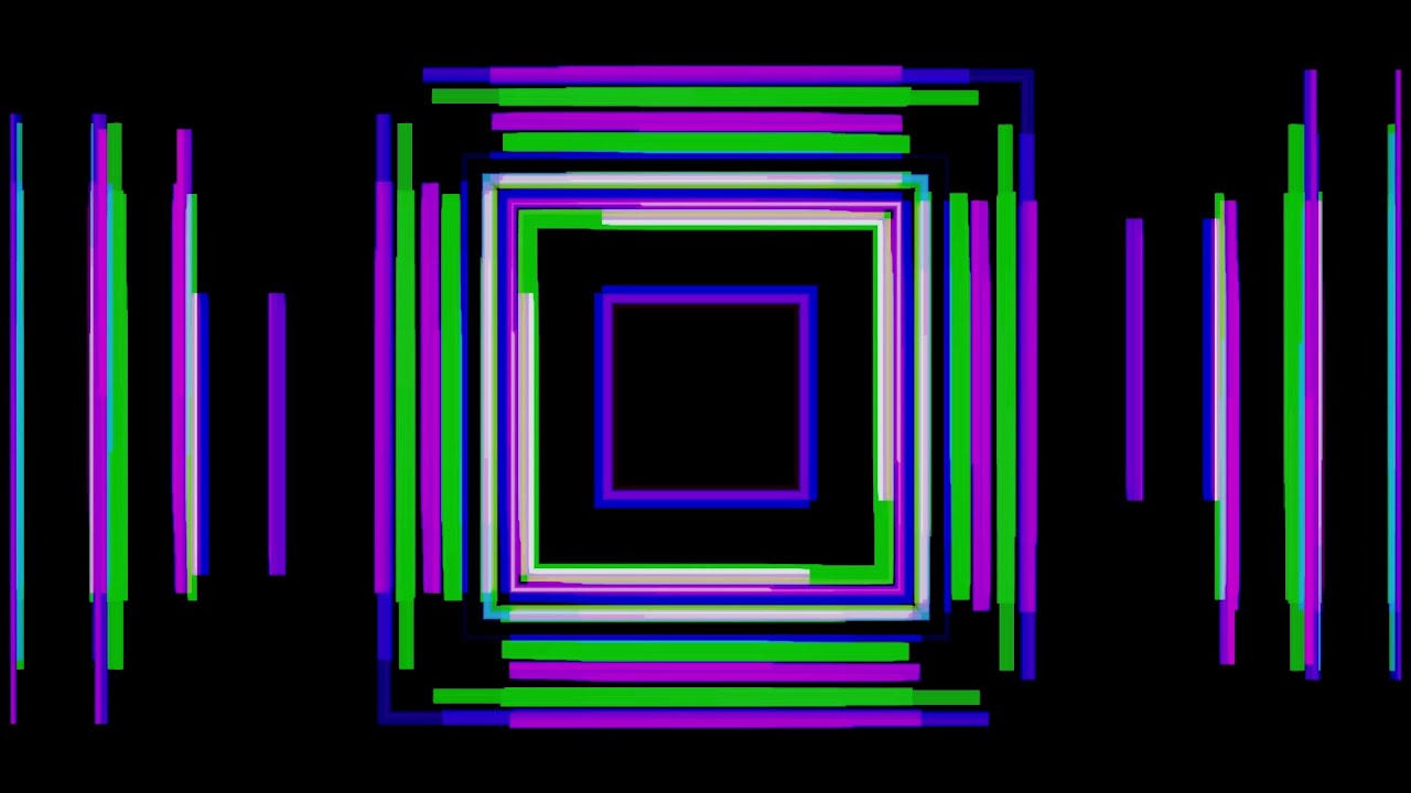 Cube Lines Colorful - Glitchy Effect VJ / Background — Free Stock ...