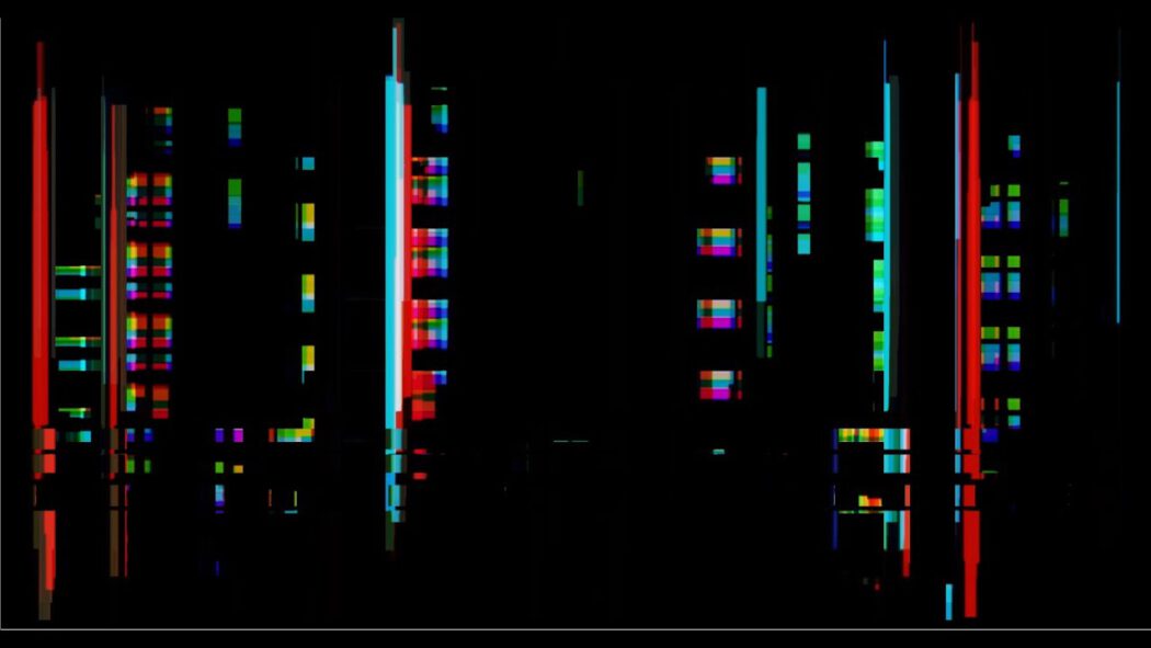 4k Dark Glitch Particles - Crispy - Effect Loop