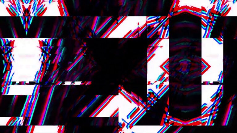 Green Screen Glitch Transition - Vertical Error Lines - Overlay