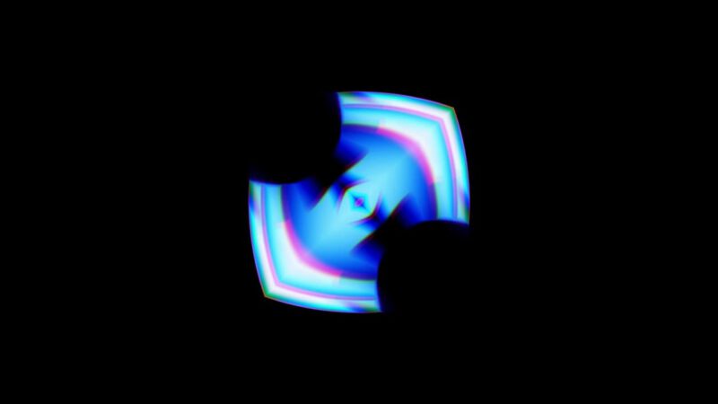 Glitch Light Stripe - Rough - RGB Overlay Loop