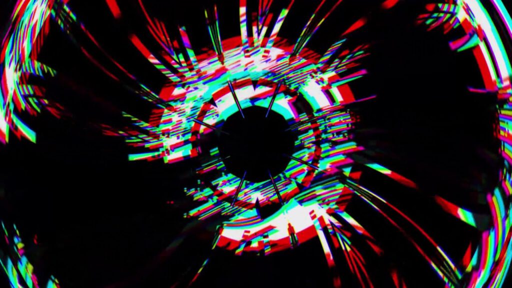 Creepy Street View - Night Lights + Grain Effect Loop