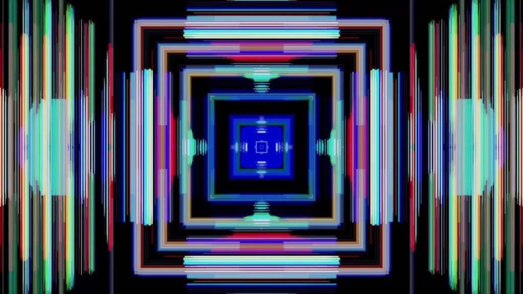 Abstract Half Circle - Blurry / Fading Effect Loop