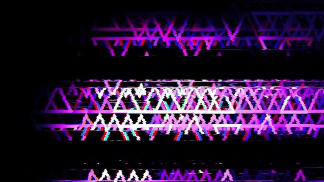Three-Colored Glitch Particles - Effect Loop