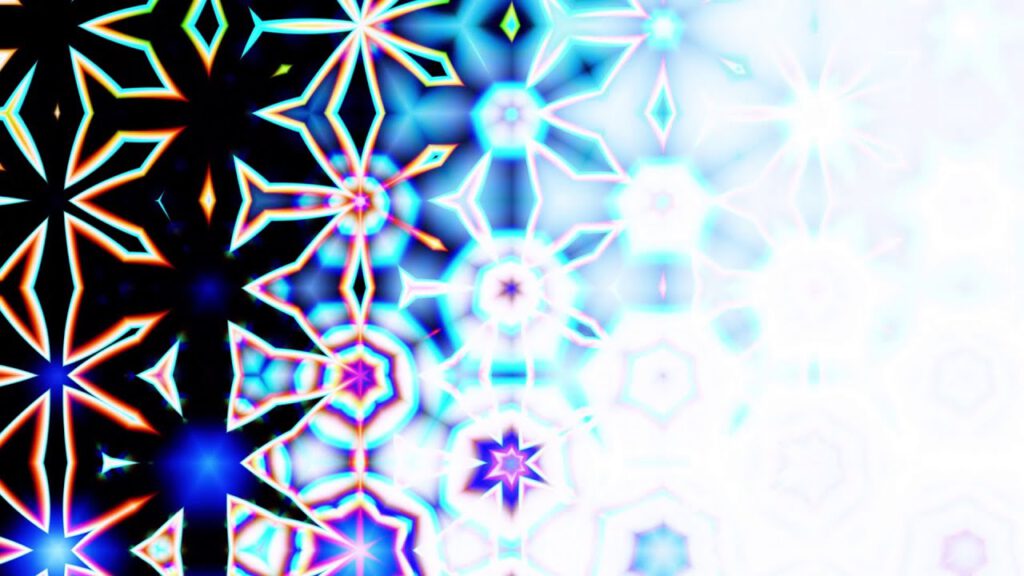 RGB Glitch Light Framing - Spikes - Overlay & Background Loop