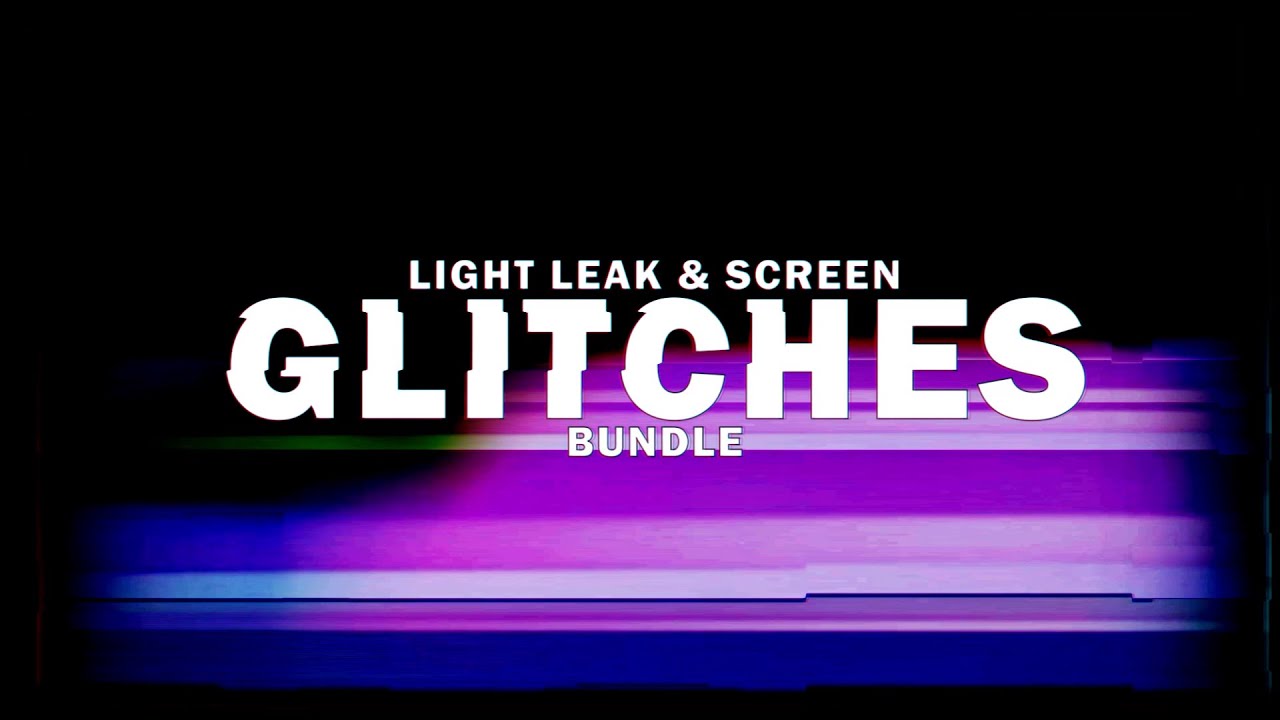 Light Leak & Screen Glitches Bundle — Free Stock Footage Archive