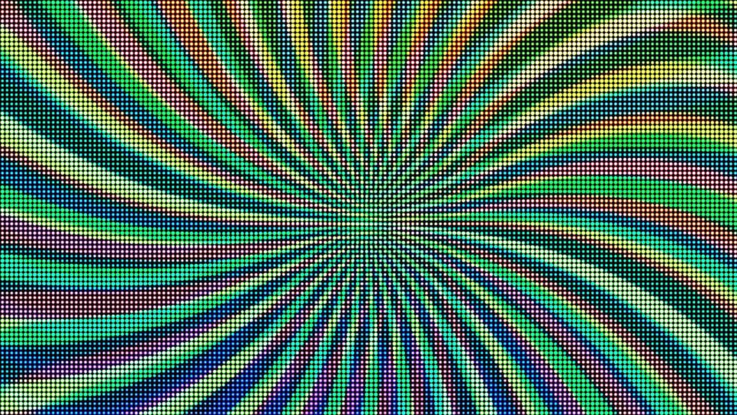 Retro Stripes Monitor Screen Video + Project File