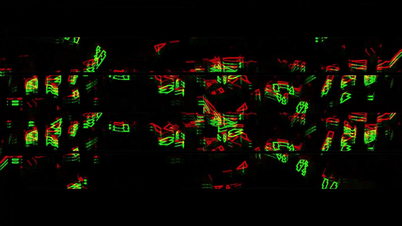 Digital Two-Color Glitch Particle / Overlay Effect Video Loop — Free ...