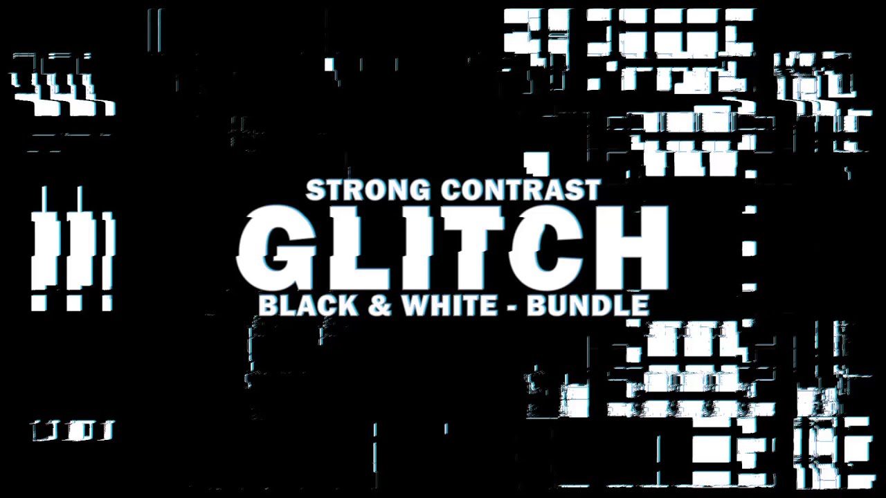 Strong Contrast Glitch Bundle - Overlays & Backgrounds — Free Stock ...