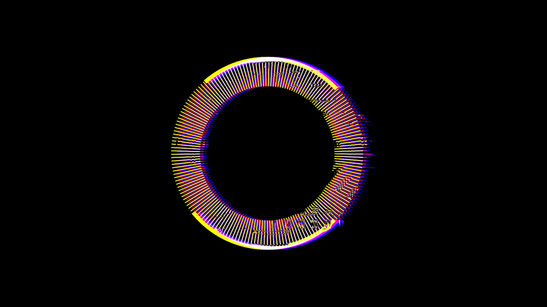 Big Glitch Circle Pack - 43 Animated Overlay Circles