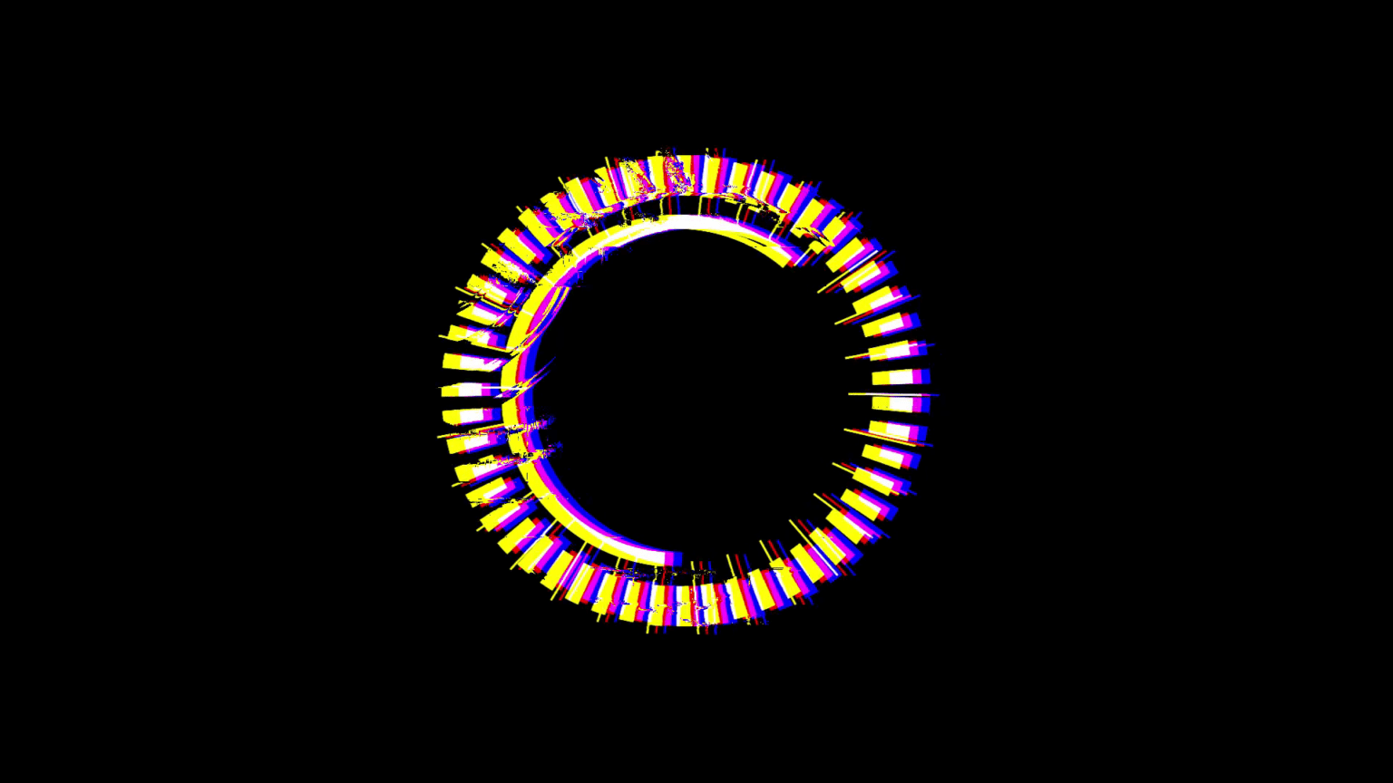 Big Glitch Circle Pack - 43 Animated Overlay Circles