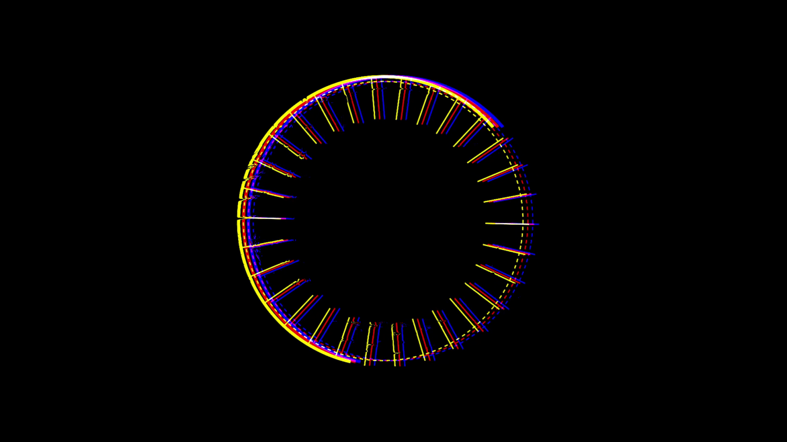 Big Glitch Circle Pack - 43 Animated Overlay Circles