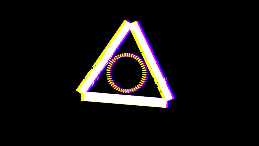 Big Glitch Circle Pack - 43 Animated Overlay Circles