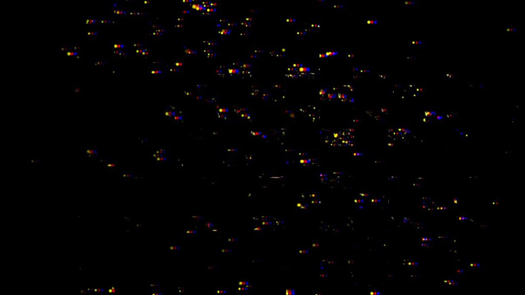 Square Pink Particles - Glitchy - Effect Loop