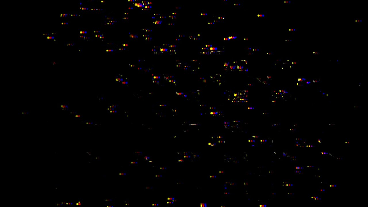 Glitch Overlay Particles - Black Background Loop Effect — Free Stock ...