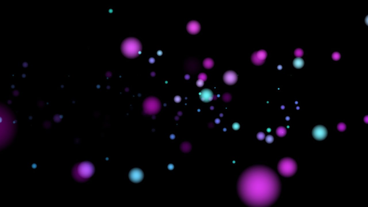 Particle Loop - Smooth Particles Black Background + Template — Free ...