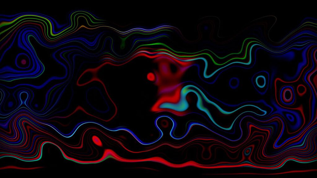 Triangles Echoes - VJ BG Effect Loop