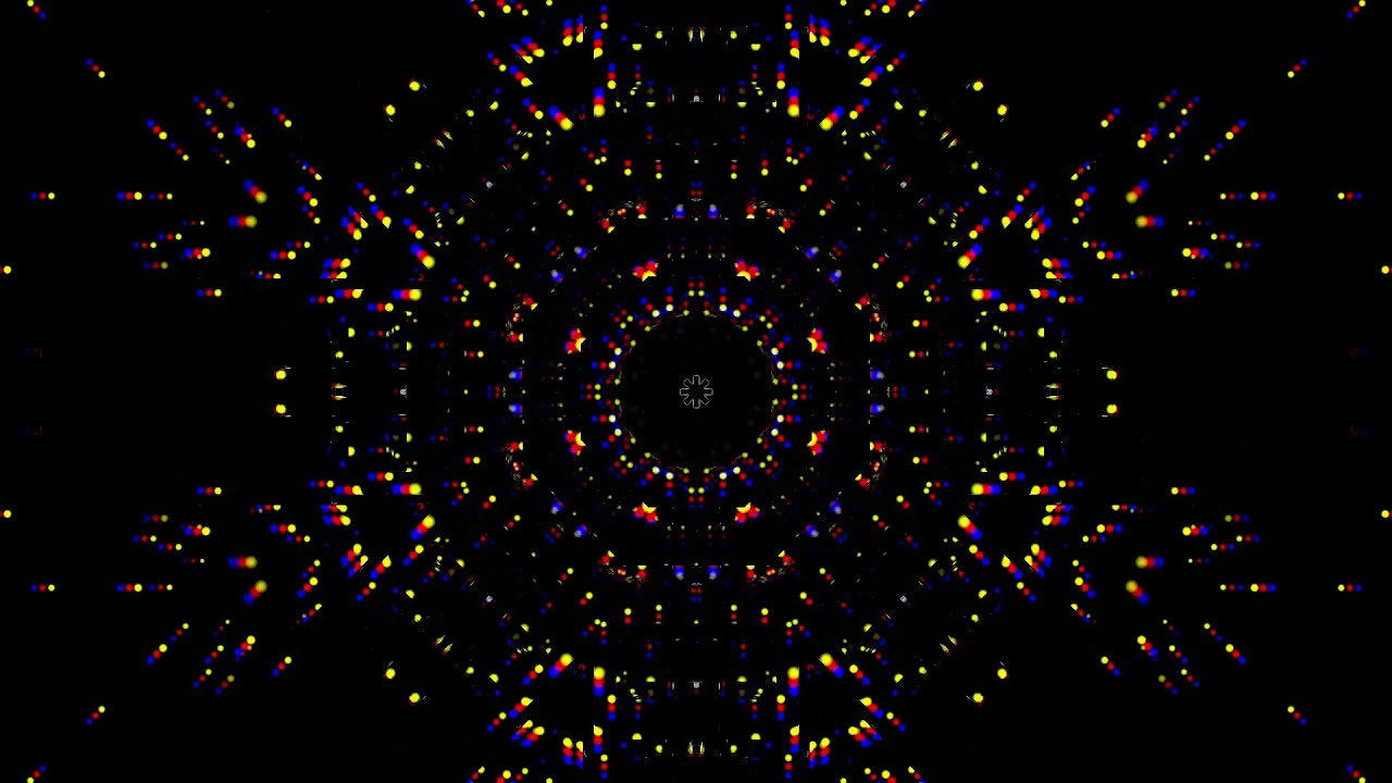 Symmetrical Glitch Particles - Effect Loop — Free Stock Footage Archive