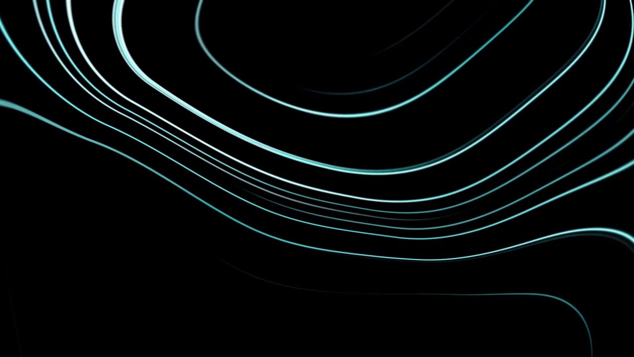 Bent Lines - Black Background - Loop Effect — Free Stock Footage Archive