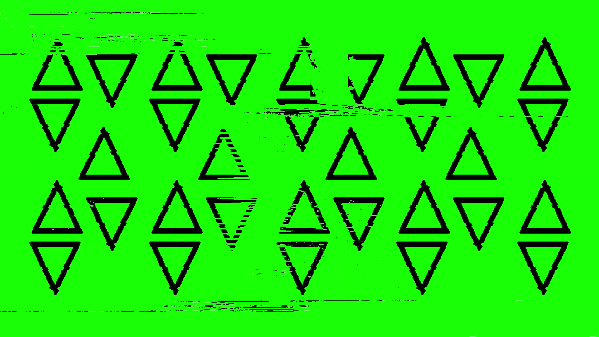 Green Screen Glitch Triangles - Overlay Loop Effect — Free Stock ...
