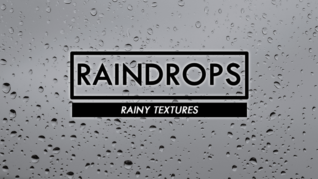 Raindrops - Rainy Textures - Free & Premium — Free Stock Footage Archive