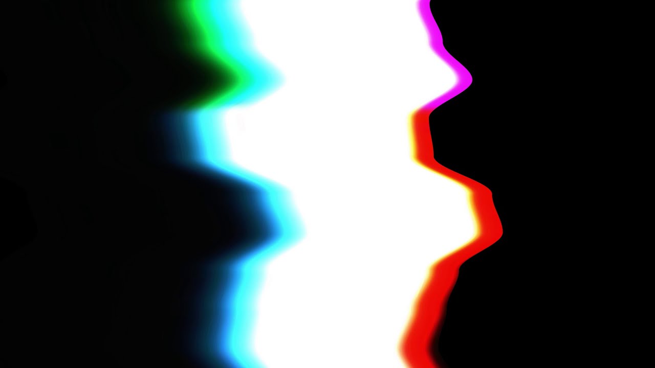 Glitch Light Stripe - Rough - RGB Overlay Loop — Free Stock Footage Archive